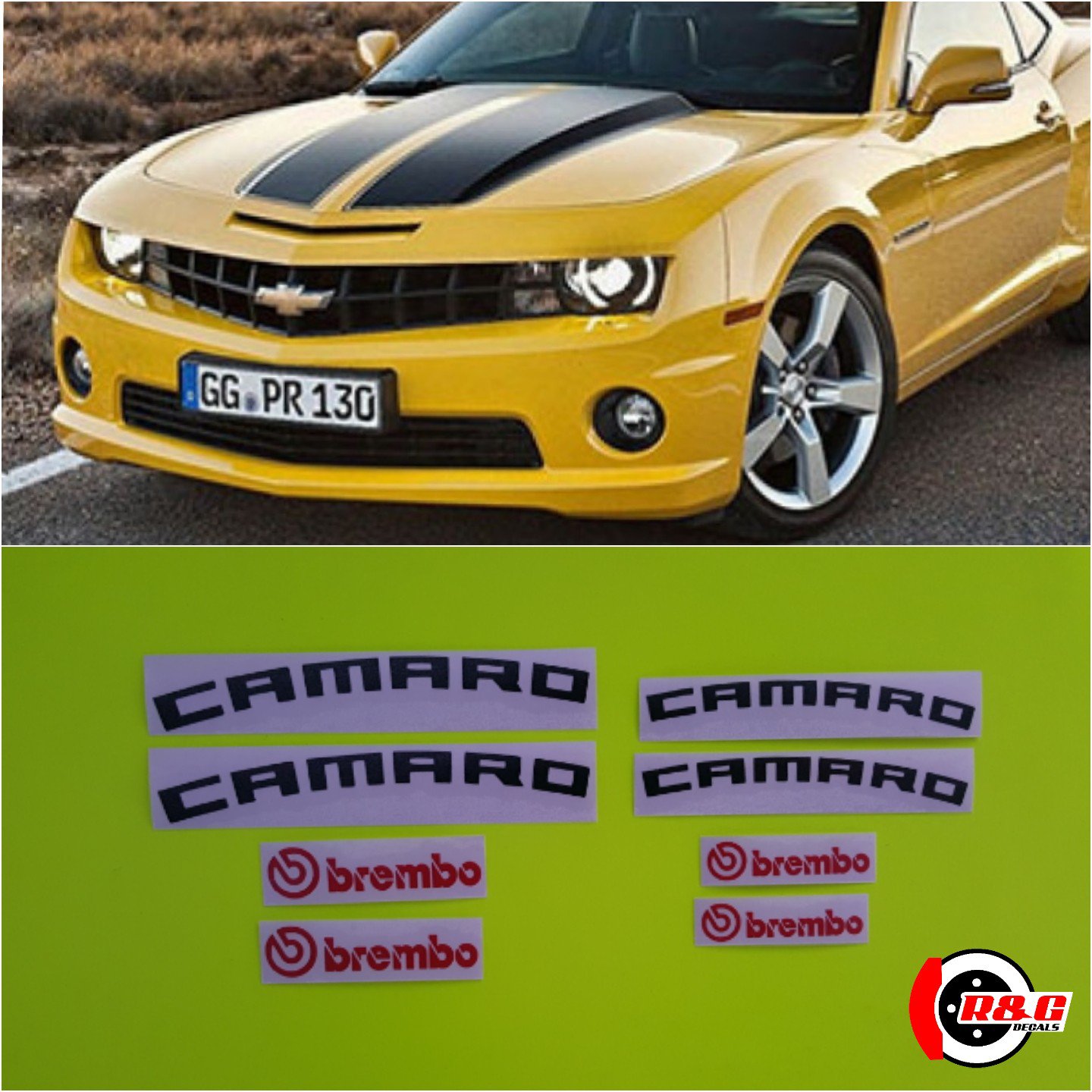 Camaro - R&G Brake Caliper Decals Specialist