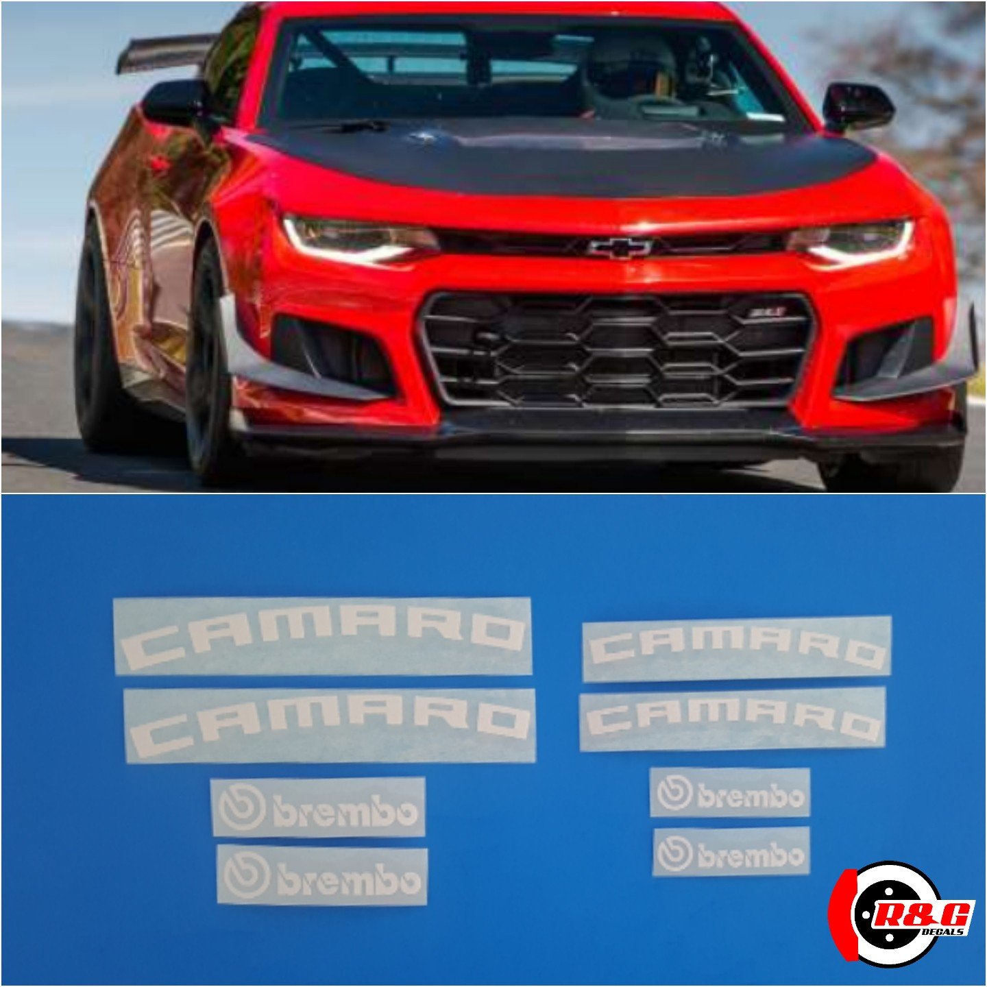 Camaro - R&G Brake Caliper Decals Specialist
