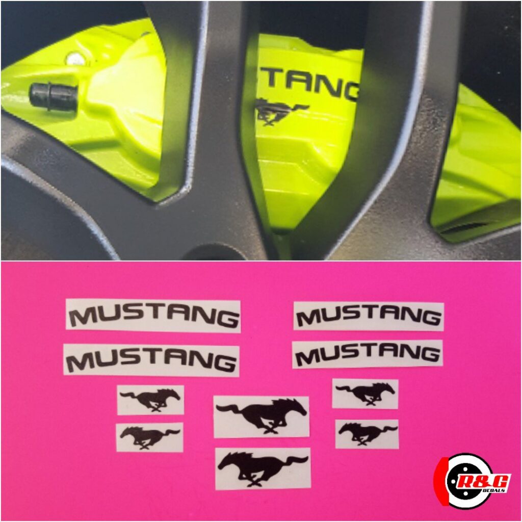 Mustang - R&G Brake Caliper Decals Specialist