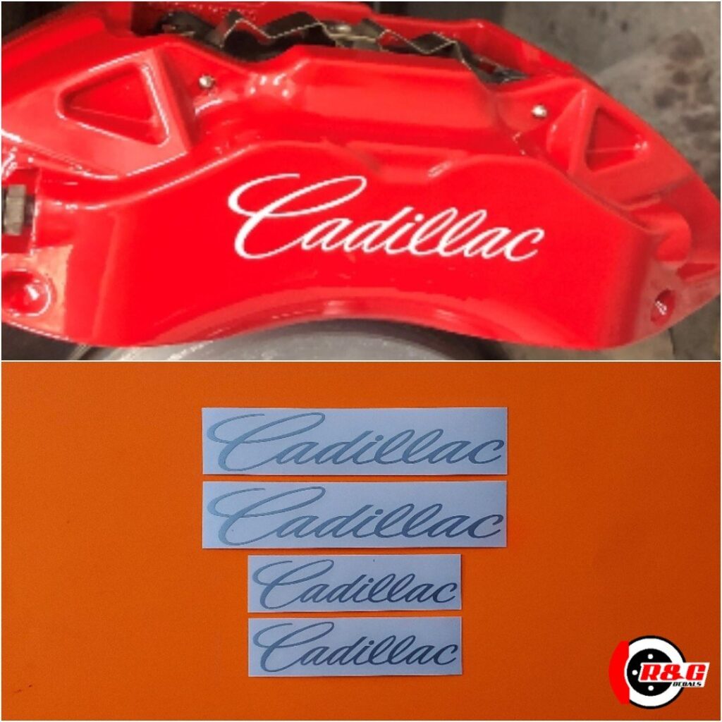 Cadillac Brake Caliper Decals Stickers High Temp Set of 4 (Silver) - R ...